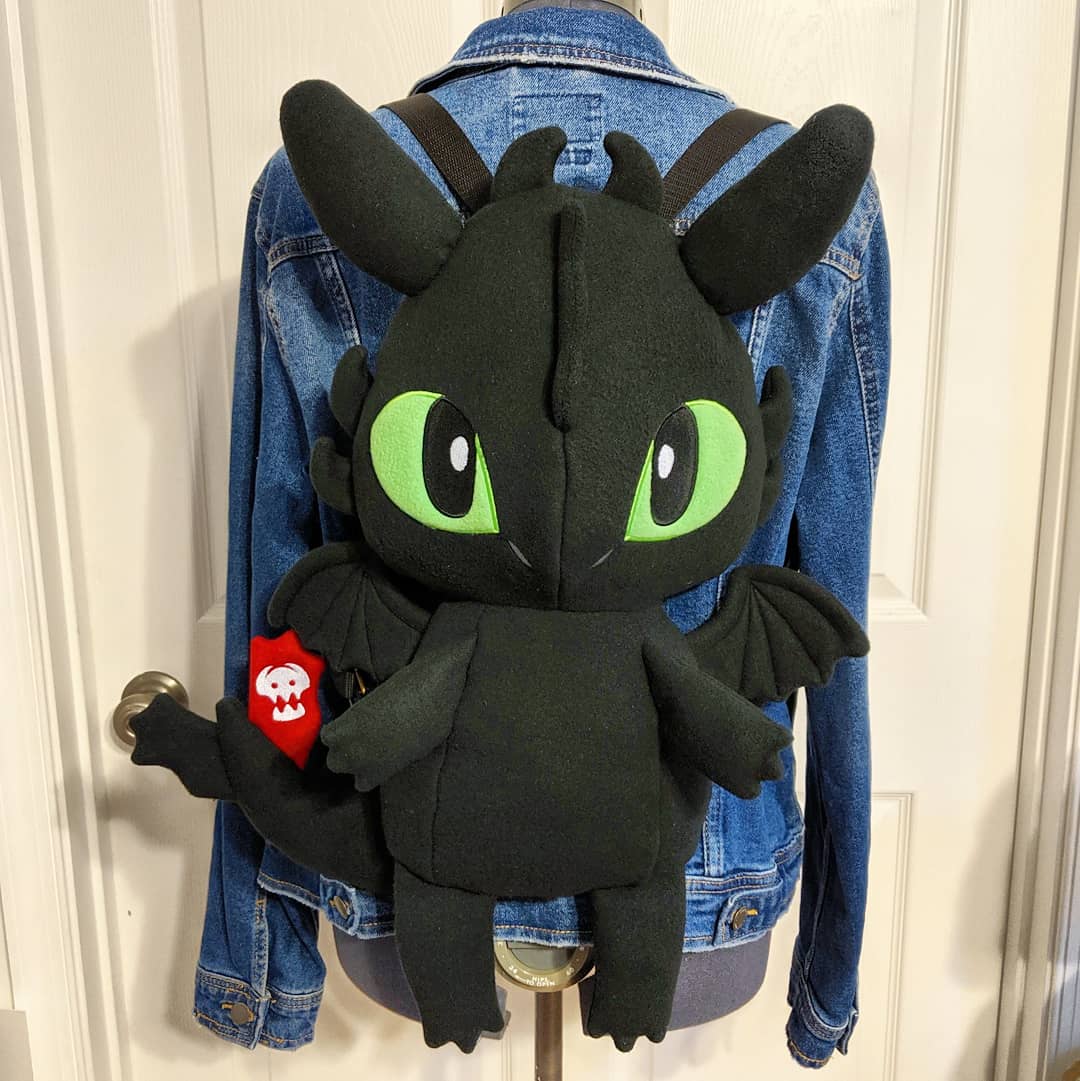 Toothless Backpack – Sour Kiss Designs