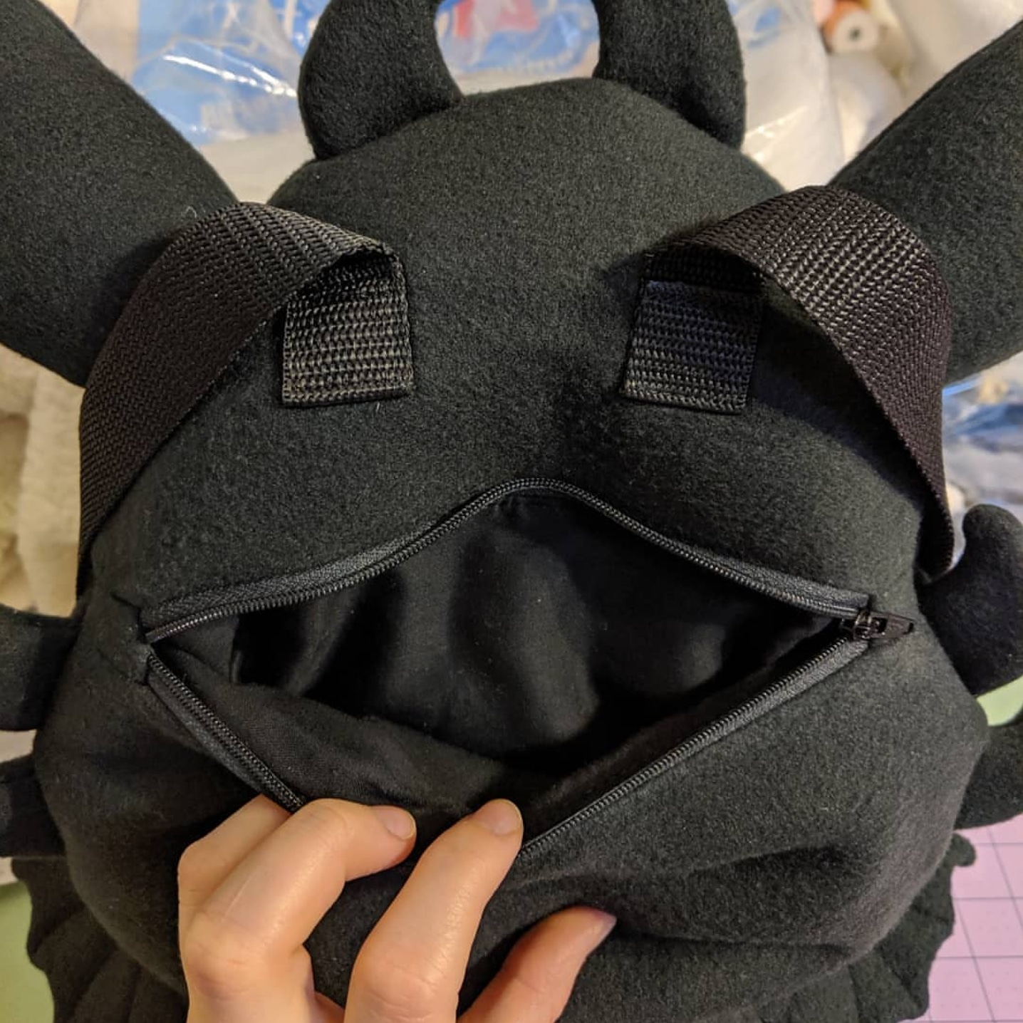 Toothless Backpack – Sour Kiss Designs
